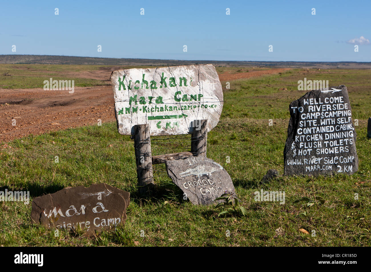 Masai mara sign hi-res stock photography and images - Alamy