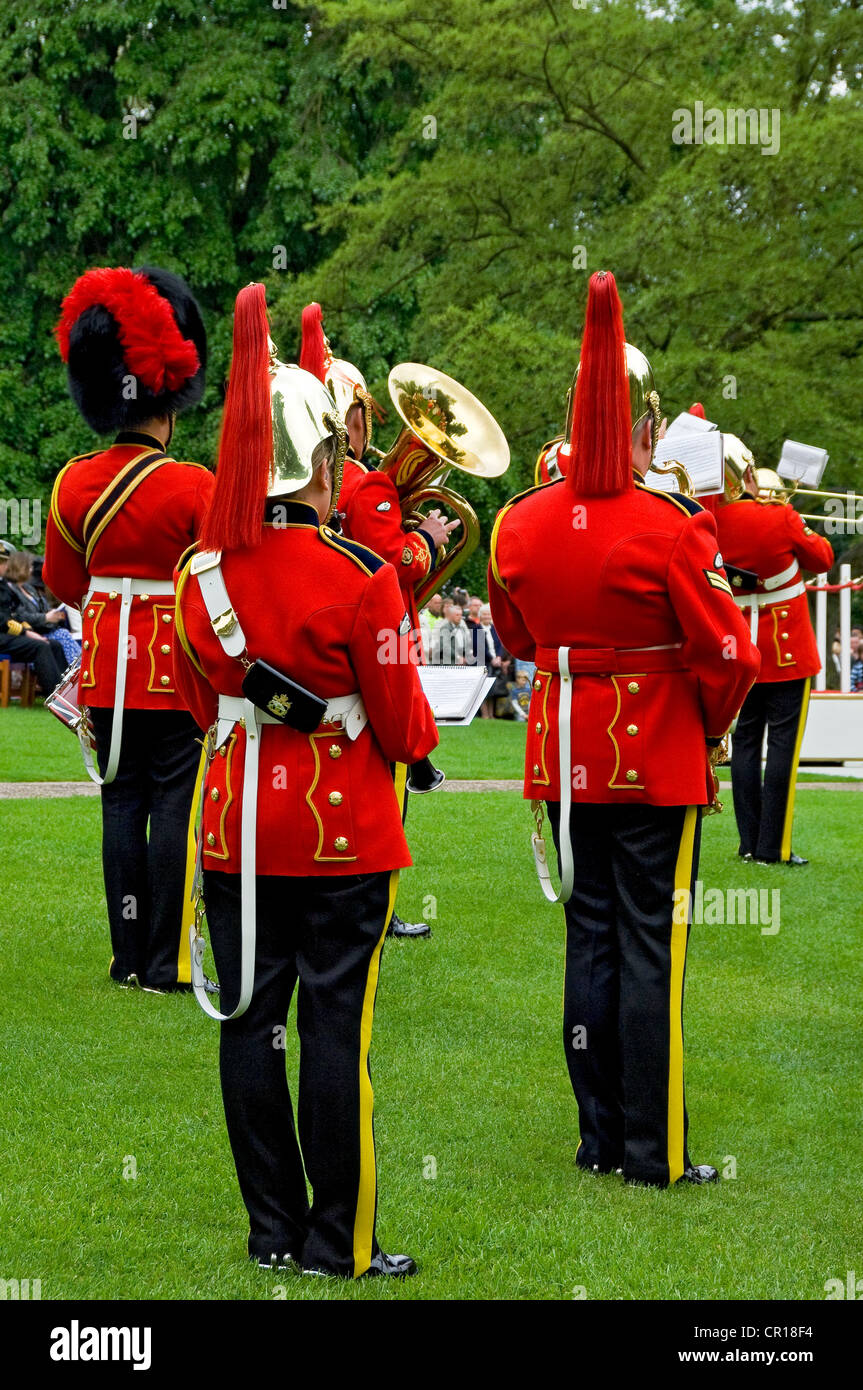 Heavy Cavalry and Cambrai Band musician musicians playing at the Royal ...