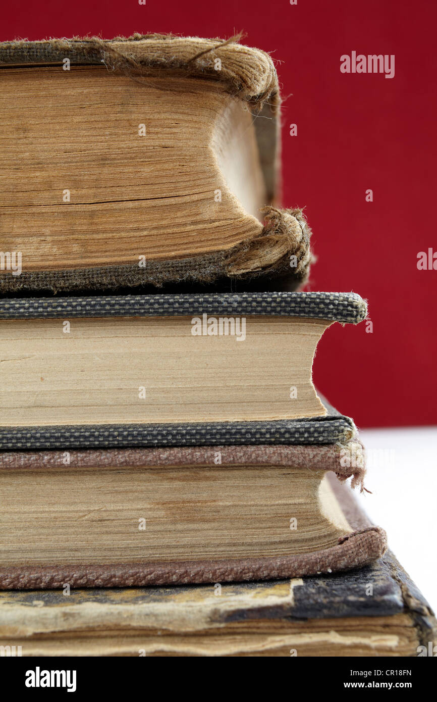 Stack of old books Stock Photo - Alamy