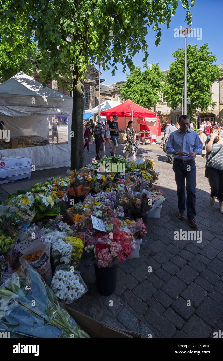Saturday Market on Market Square Market Street Lancaster Stock Photo ...