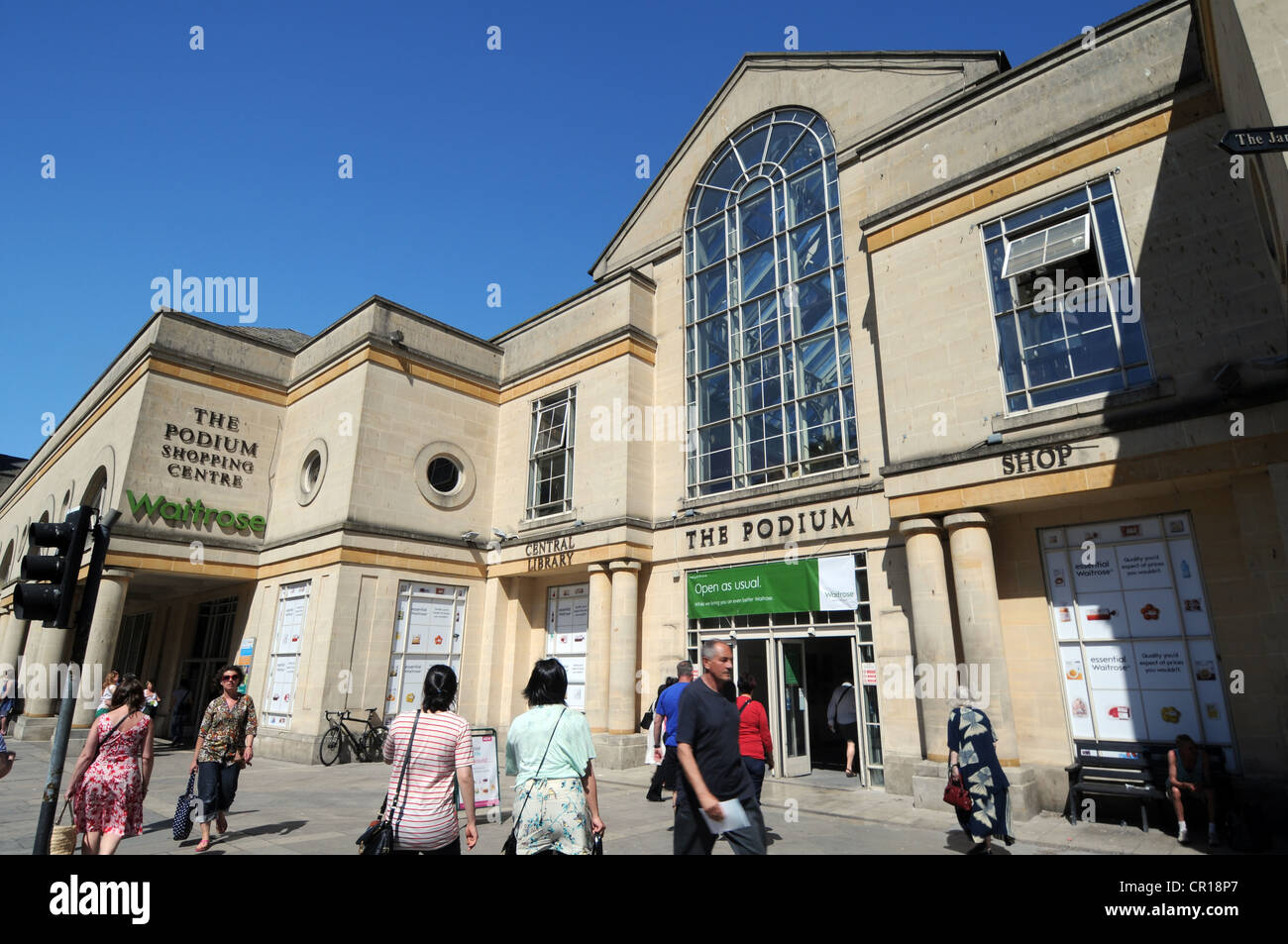 Podium Shopping Centre, Bath, Somerset, Britain, UK Stock Photo - Alamy