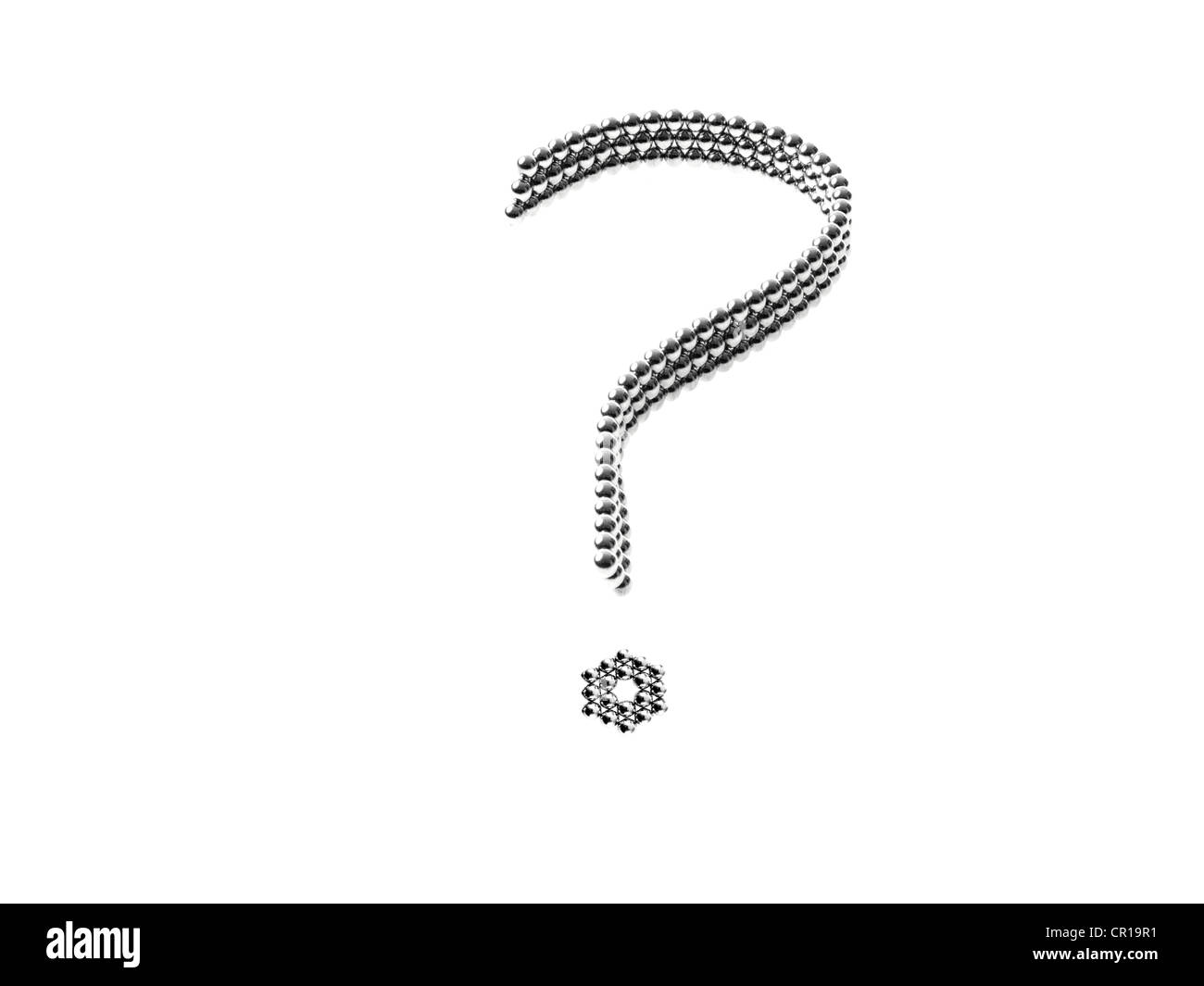Question mark ball Black and White Stock Photos & Images - Alamy