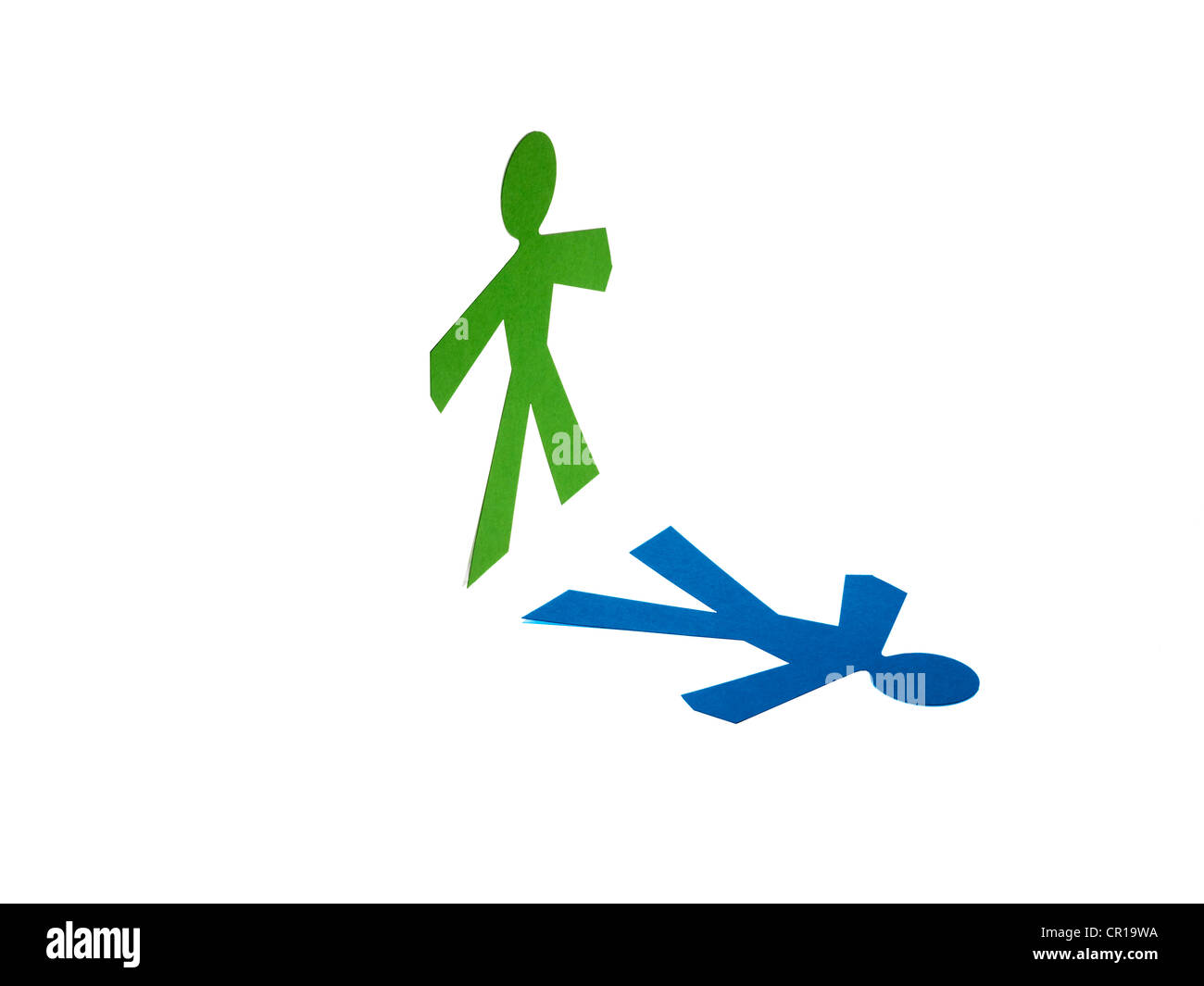 Studio shot of stick figures Stock Photo - Alamy