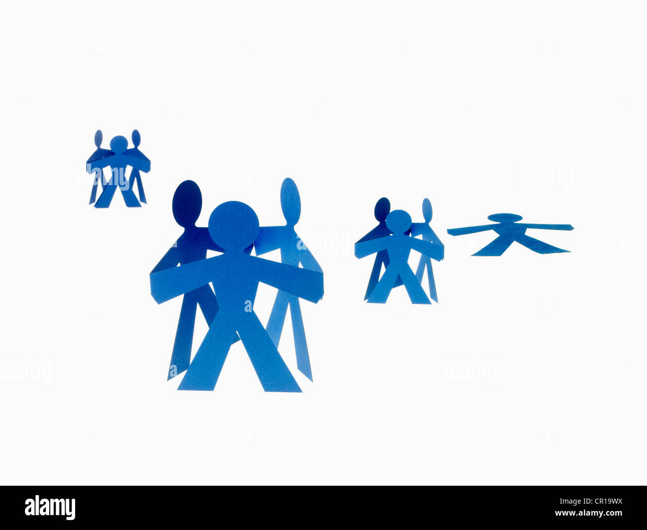 Human chain Cut Out Stock Images & Pictures - Alamy