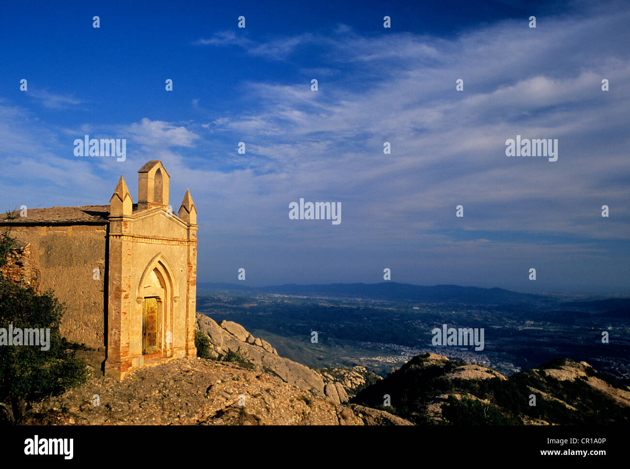 Spain, Catalonia, Barcelona Province, Bages comarca, Montserrat Massif ...