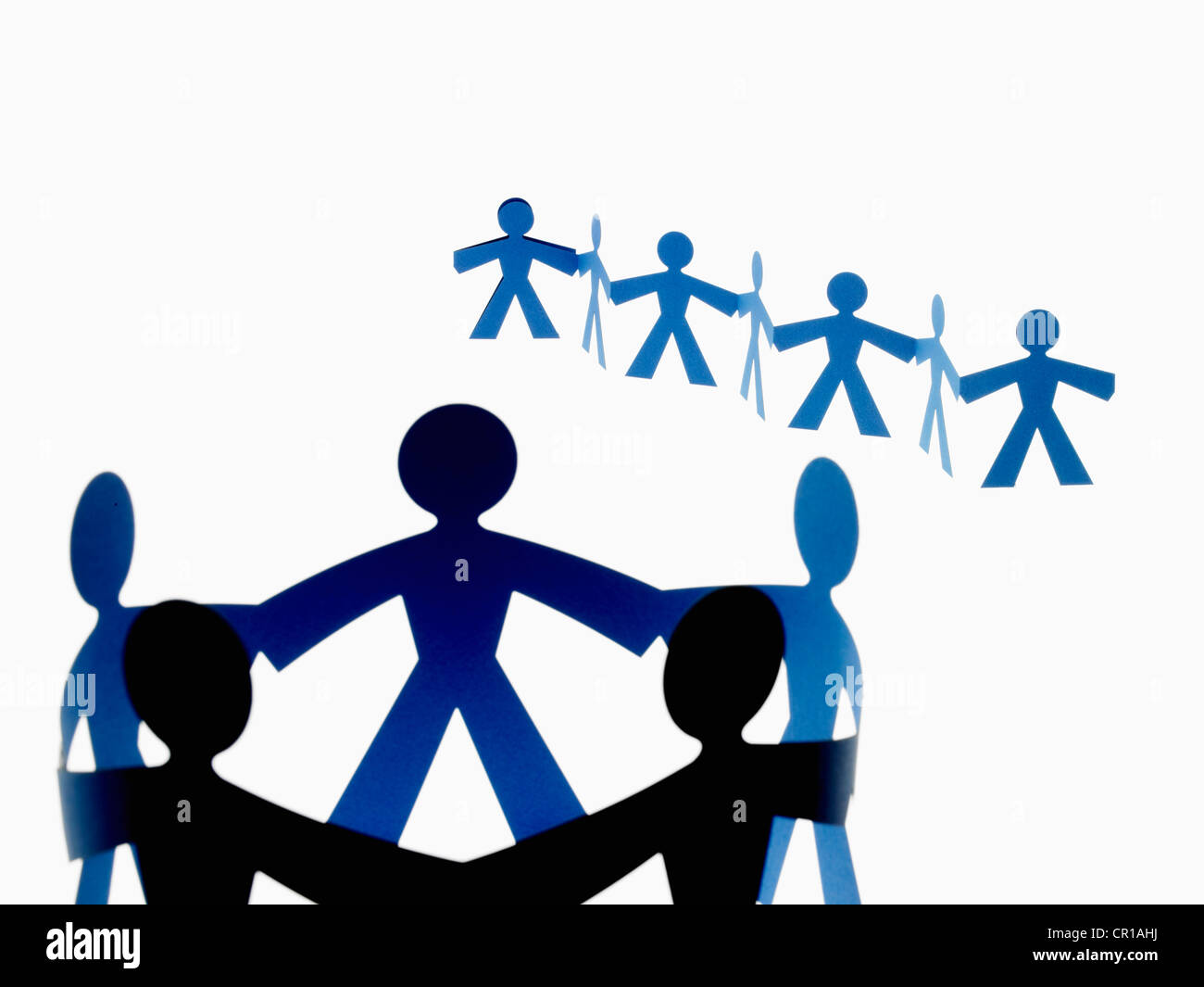 Human chain hi-res stock photography and images - Alamy