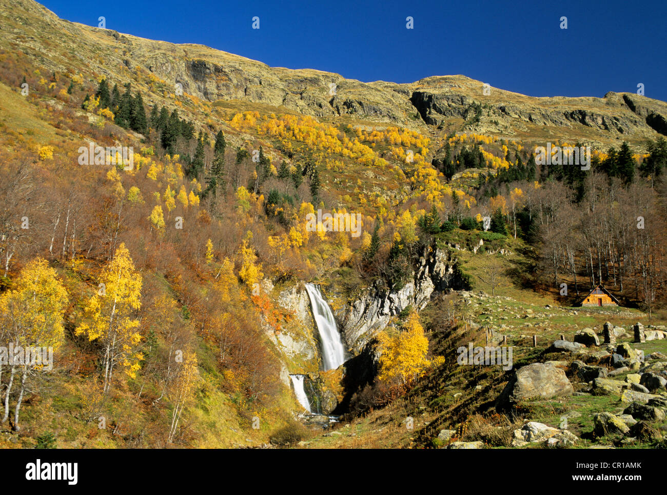 Spain, Catalonia, Lleida Province, Val d'Aran comarca, valley of ...