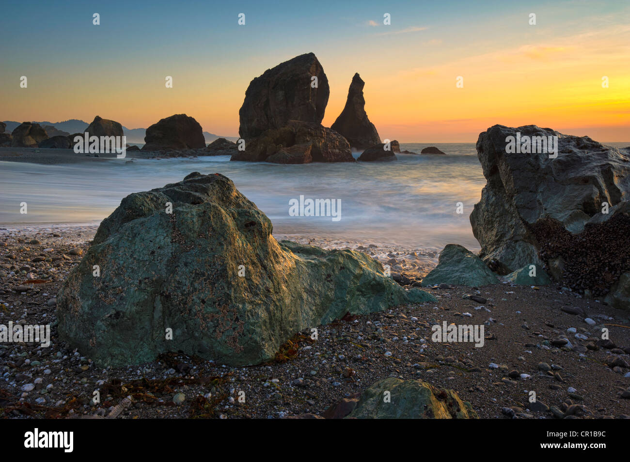 USA, Oregon, Curry County, Coastal view Stock Photo - Alamy