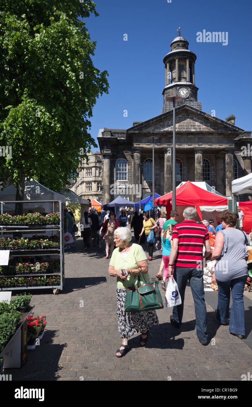 Saturday Market on Market Square Market Street Lancaster Stock Photo ...