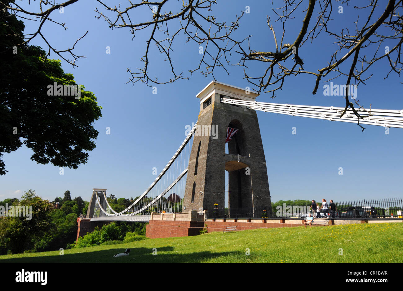 Suspension bridge europe hi-res stock photography and images - Alamy