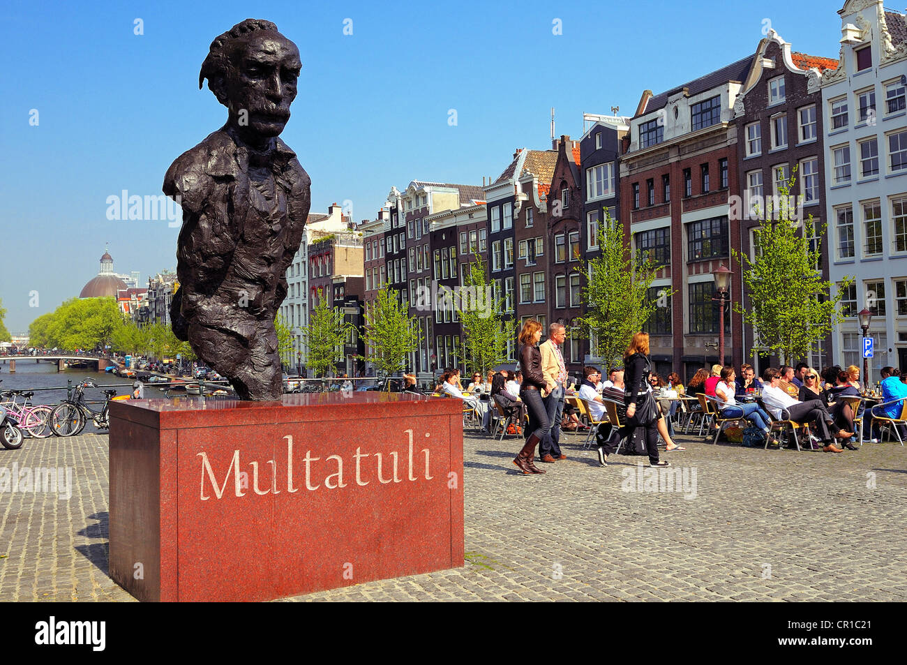 Multatuli statue amsterdam hi-res stock photography and images - Alamy