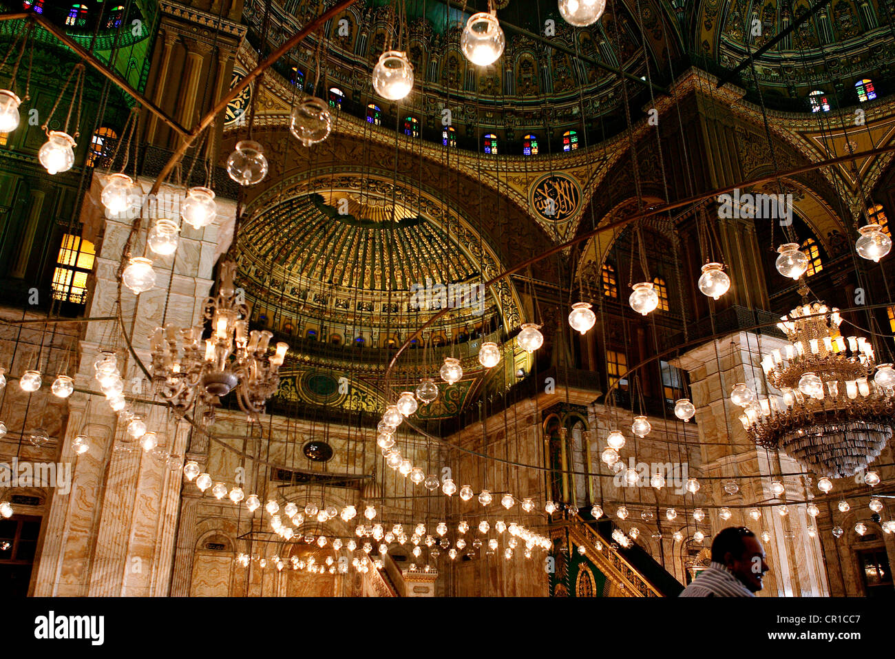 Egypt, Cairo, old town UNESCO World Heritage, Mohammed Ali Mosque Stock ...