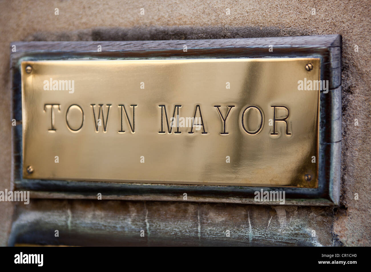 Office of the mayor sign hi-res stock photography and images - Alamy