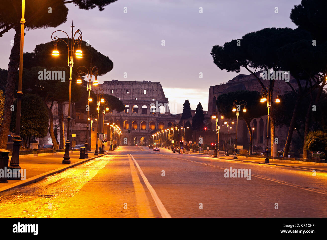 Italy, Rome, Coliseum at sunrise Stock Photo - Alamy