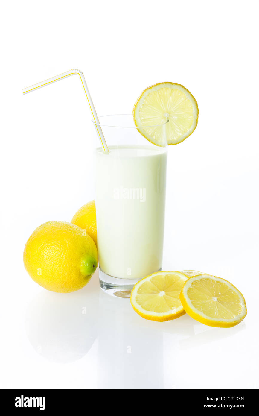 Yoghurt and a glass of milk hi-res stock photography and images - Alamy