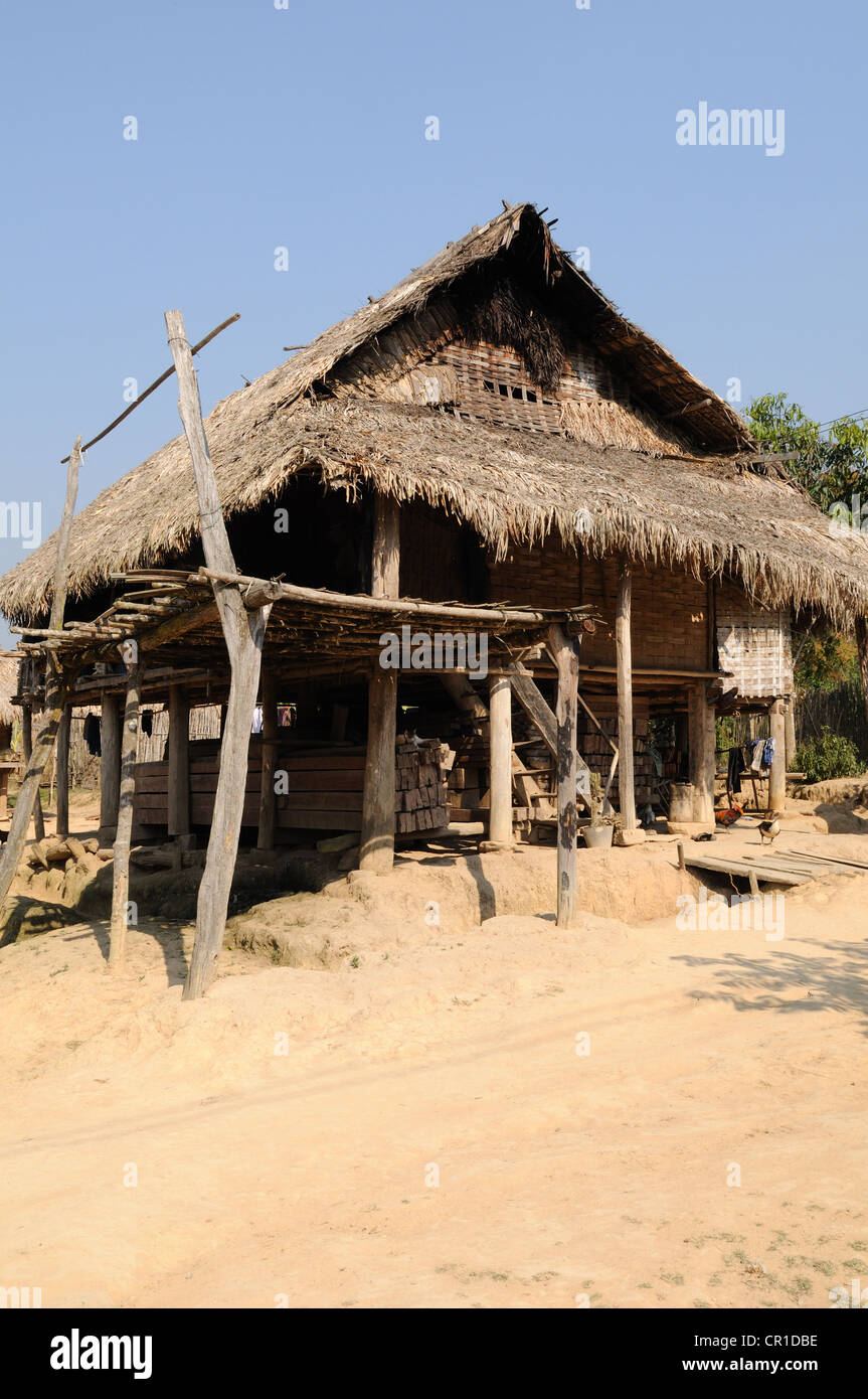 Traditional lao bamboo house hi-res stock photography and images - Alamy