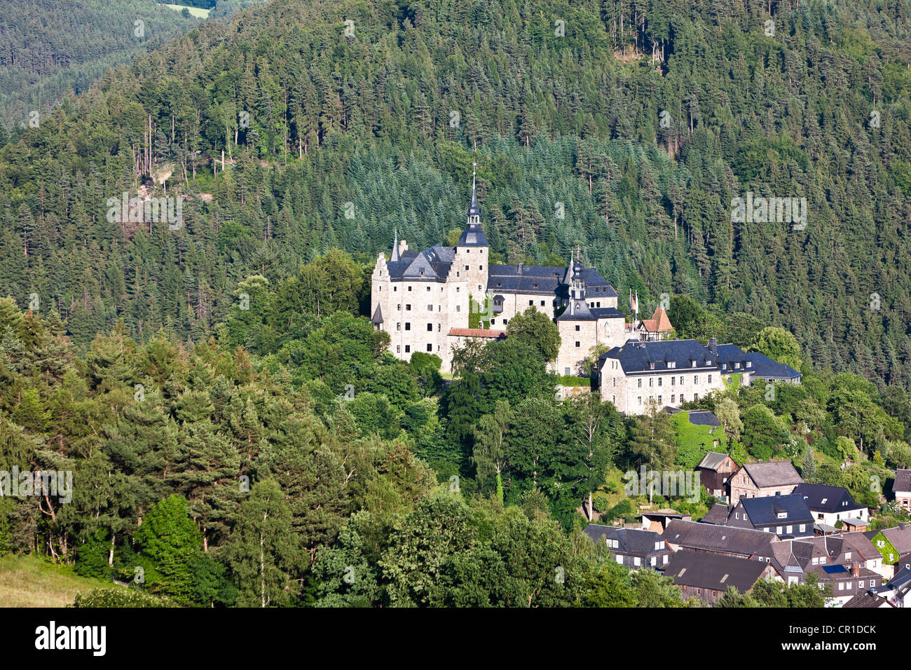 Burg Lauenstein, Lauenstein district, Ludwigsstadt, County Kronach ...