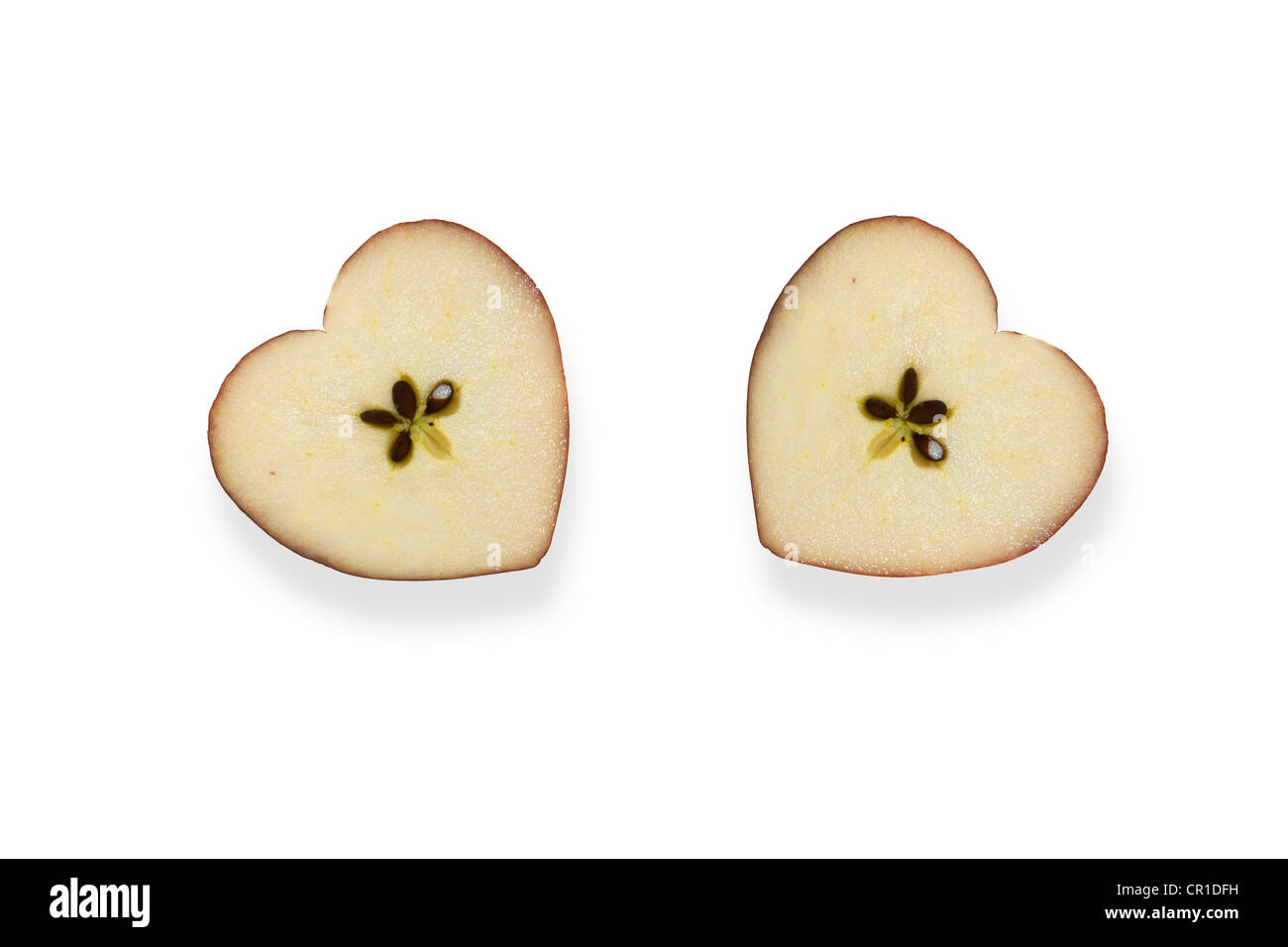 Heart shaped apples hi-res stock photography and images - Alamy