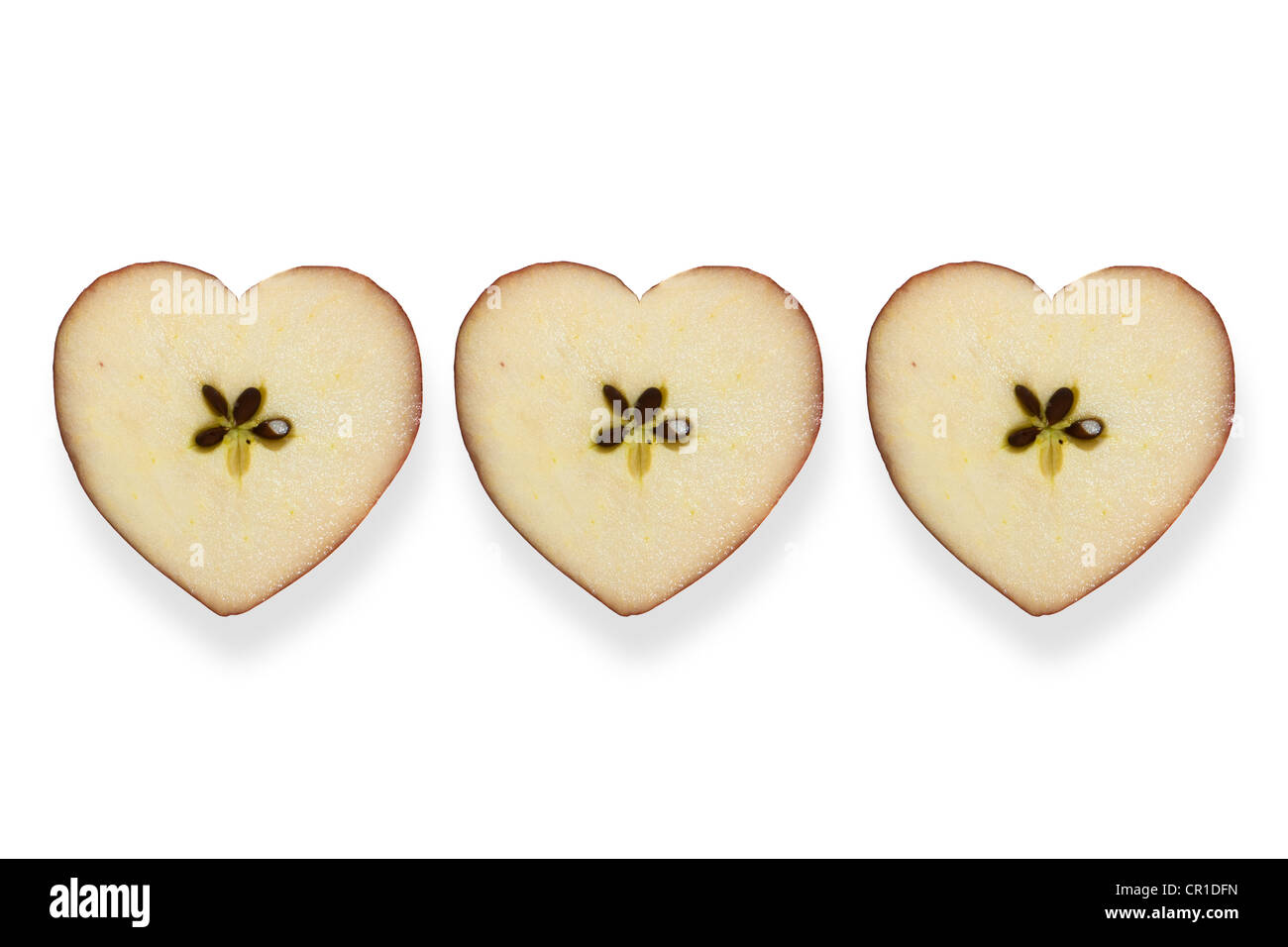 Heart shaped apples hi-res stock photography and images - Alamy