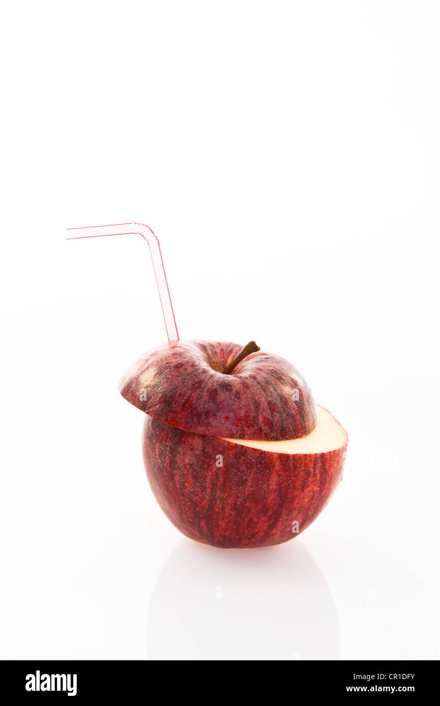 Juice drink drinks beverage straw Cut Out Stock Images & Pictures - Alamy