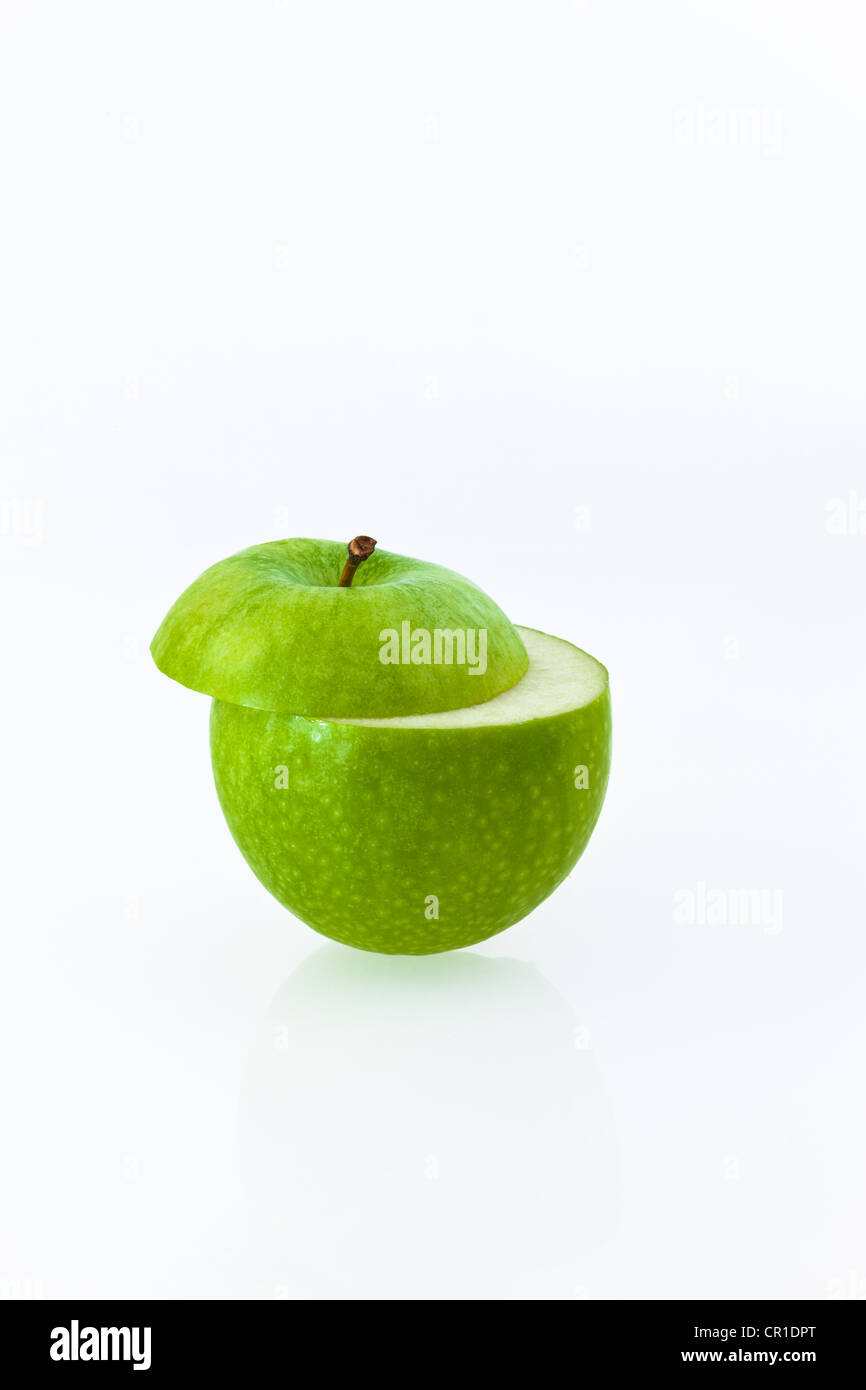 Apple cut out sliced hi-res stock photography and images - Alamy