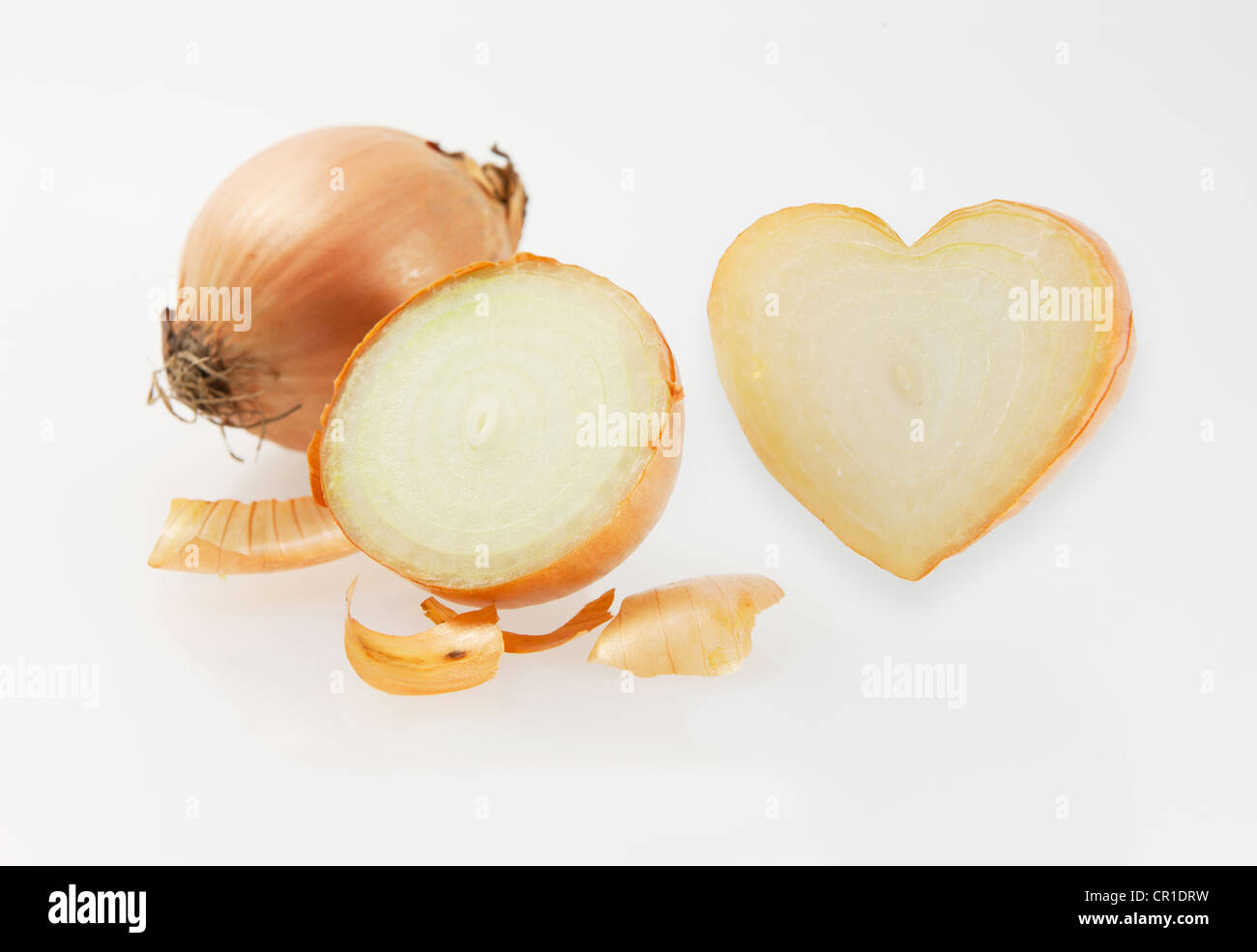 Heart shape with onion hi-res stock photography and images - Alamy