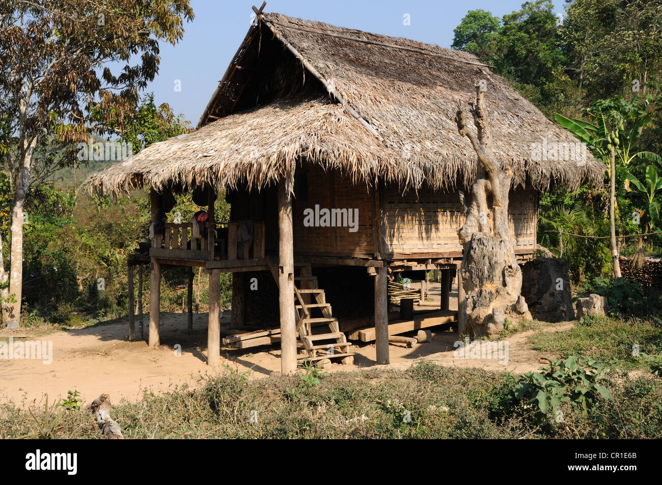 Naten Village Northern Laos Bamboo House Design Laos Mud House 15