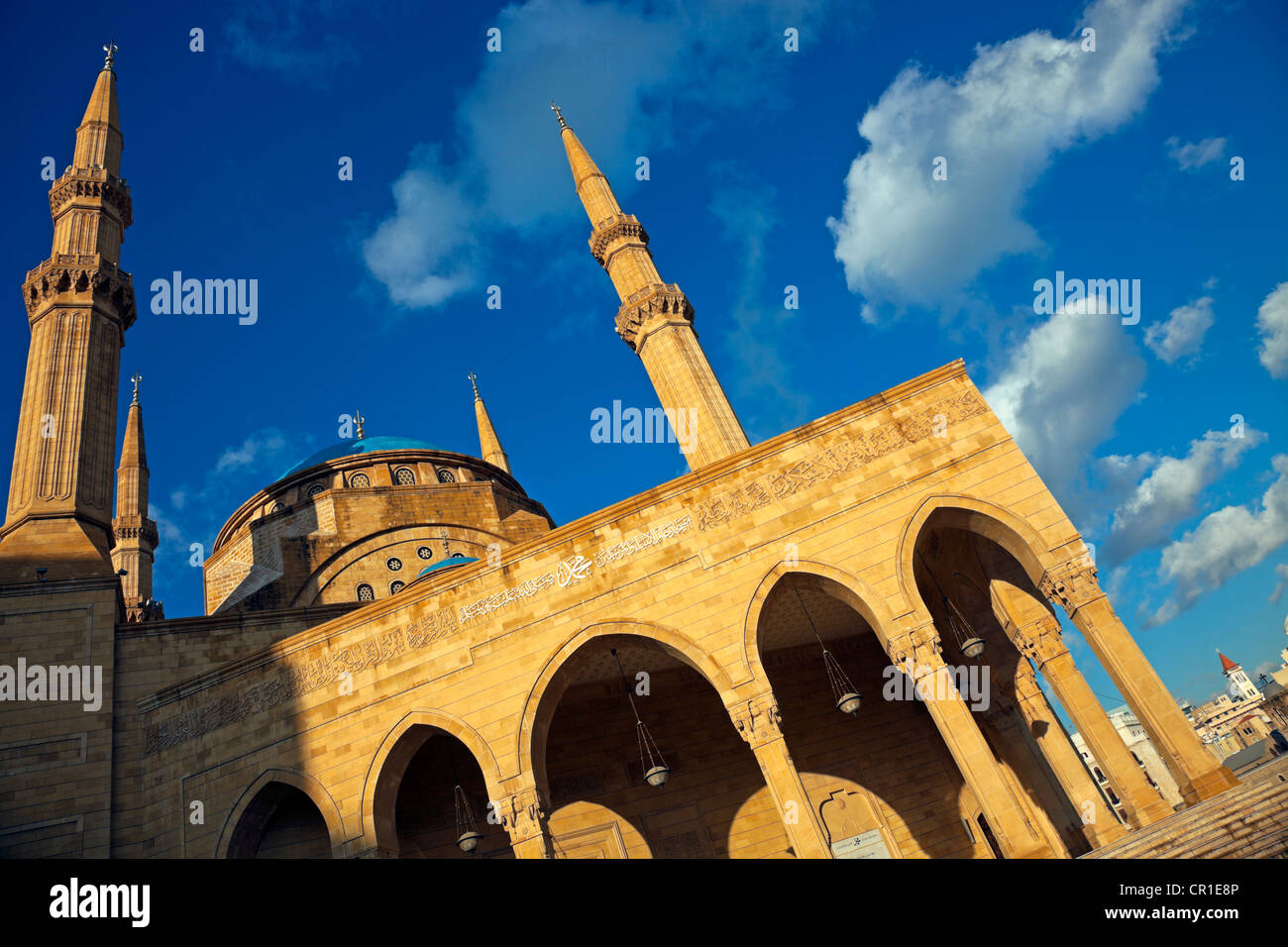 Lebanon, Beirut, Place d'Etoile, Mohammad al Amin Mosque Stock Photo ...