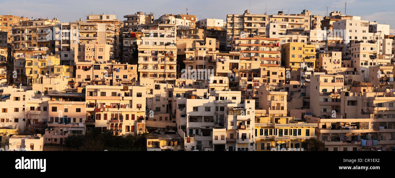 Lebanon, Panorama of modern day Tripoli Stock Photo - Alamy