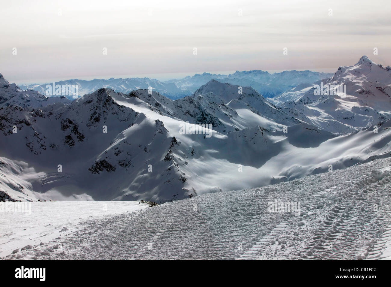 Elbrus. The Highest Mountain in Europe Stock Photo - Alamy