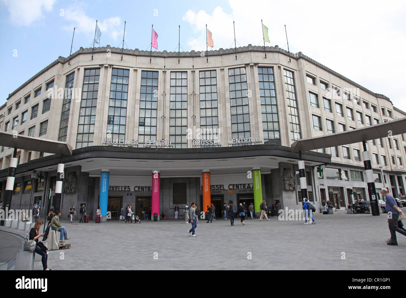 Belgium. Brussels. Central railway station Stock Photo - Alamy