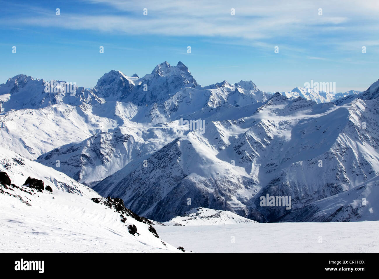 Elbrus. The Highest Mountain in Europe Stock Photo - Alamy