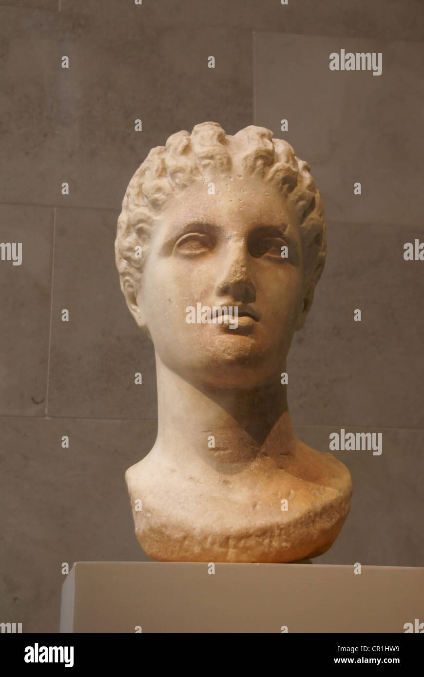 Marble head of a goddess, Greek, 4th century bce, Metropolitan Museum ...