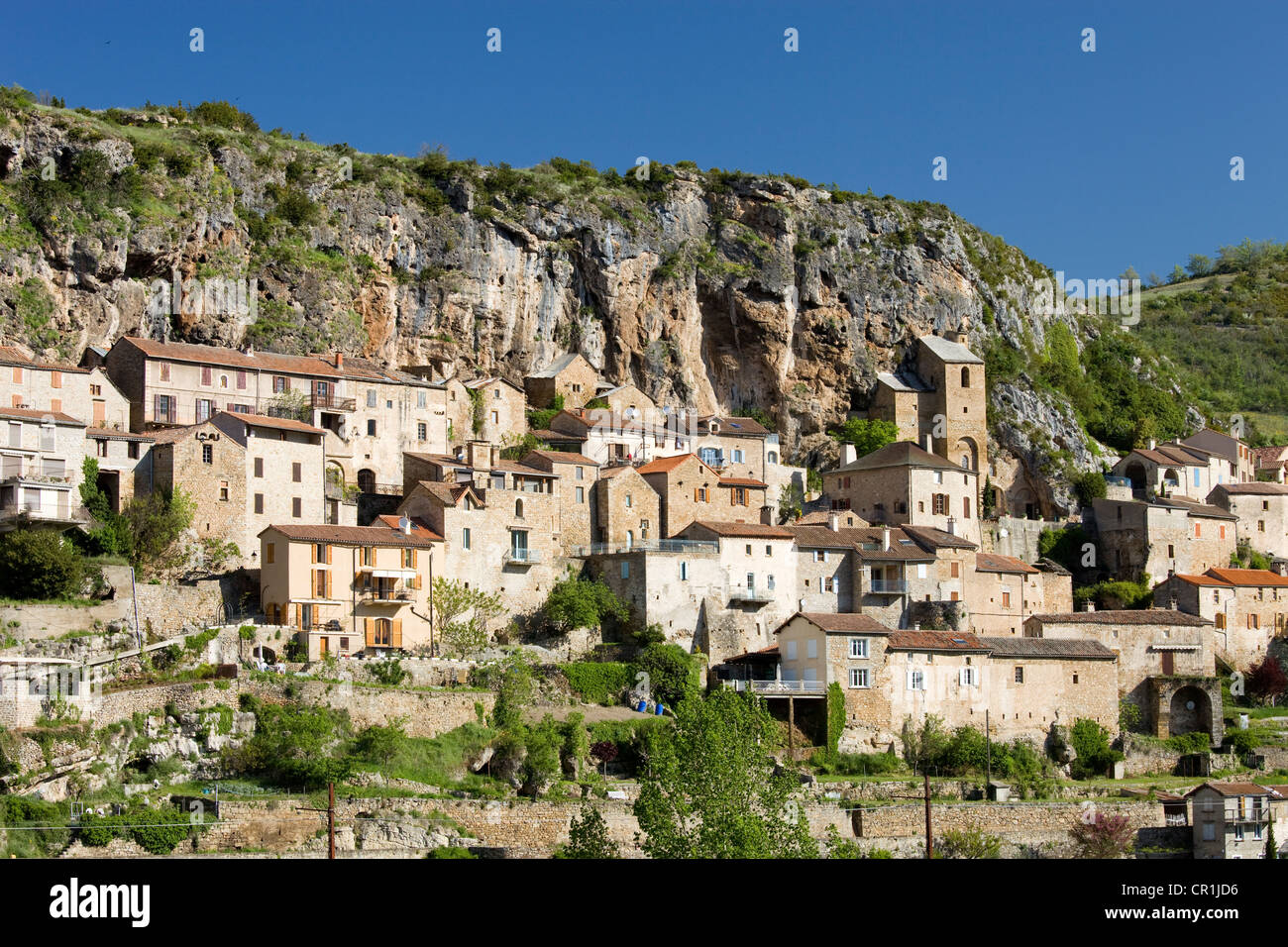 France, Aveyron, Grands Causses Natural Regional Park, Peyre on Tarn ...