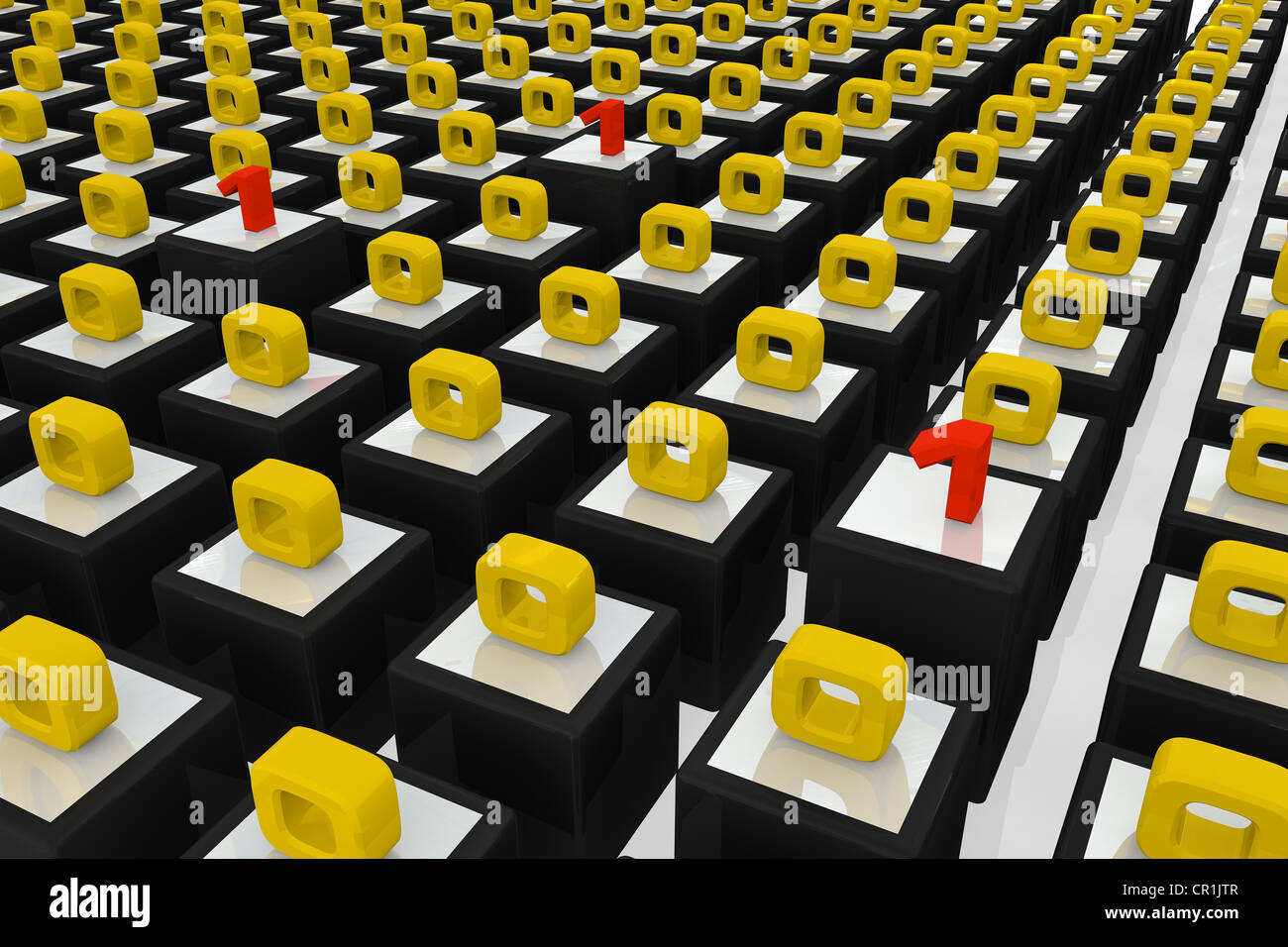 The concept of matrix data Stock Photo - Alamy