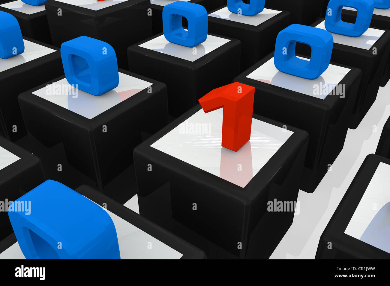 The concept of matrix data Stock Photo - Alamy