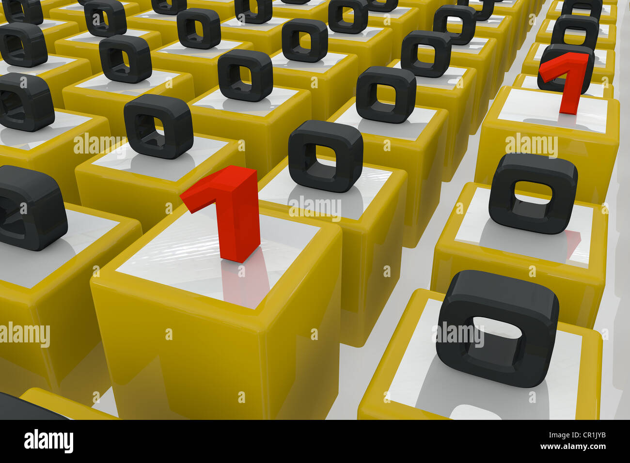 The concept of matrix data Stock Photo - Alamy