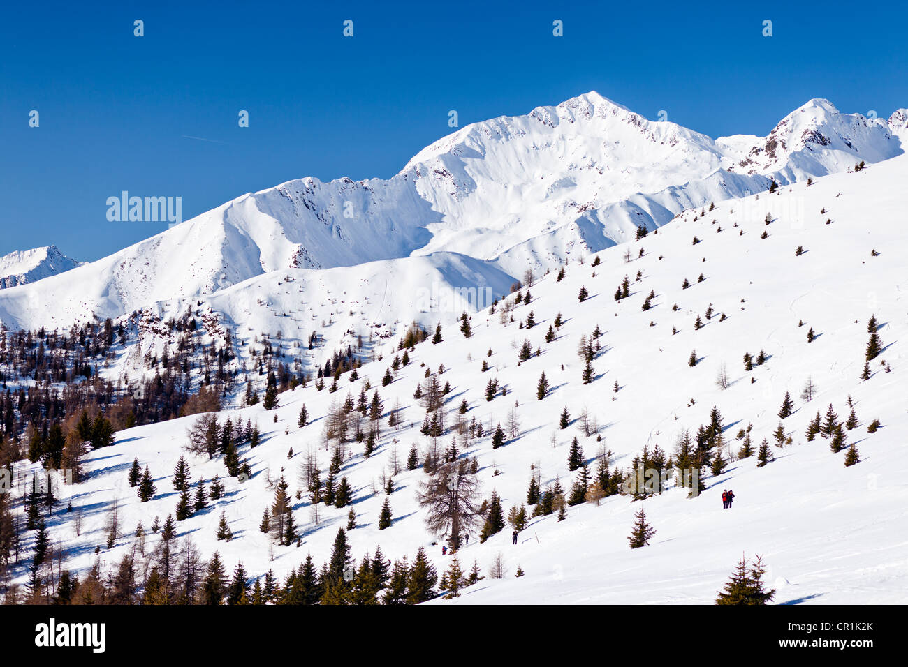 View during the descent from Terner Joechl above Terenten, Alta ...