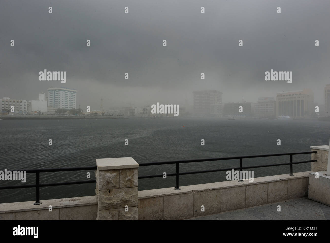 Dubai dust storm hi-res stock photography and images - Alamy