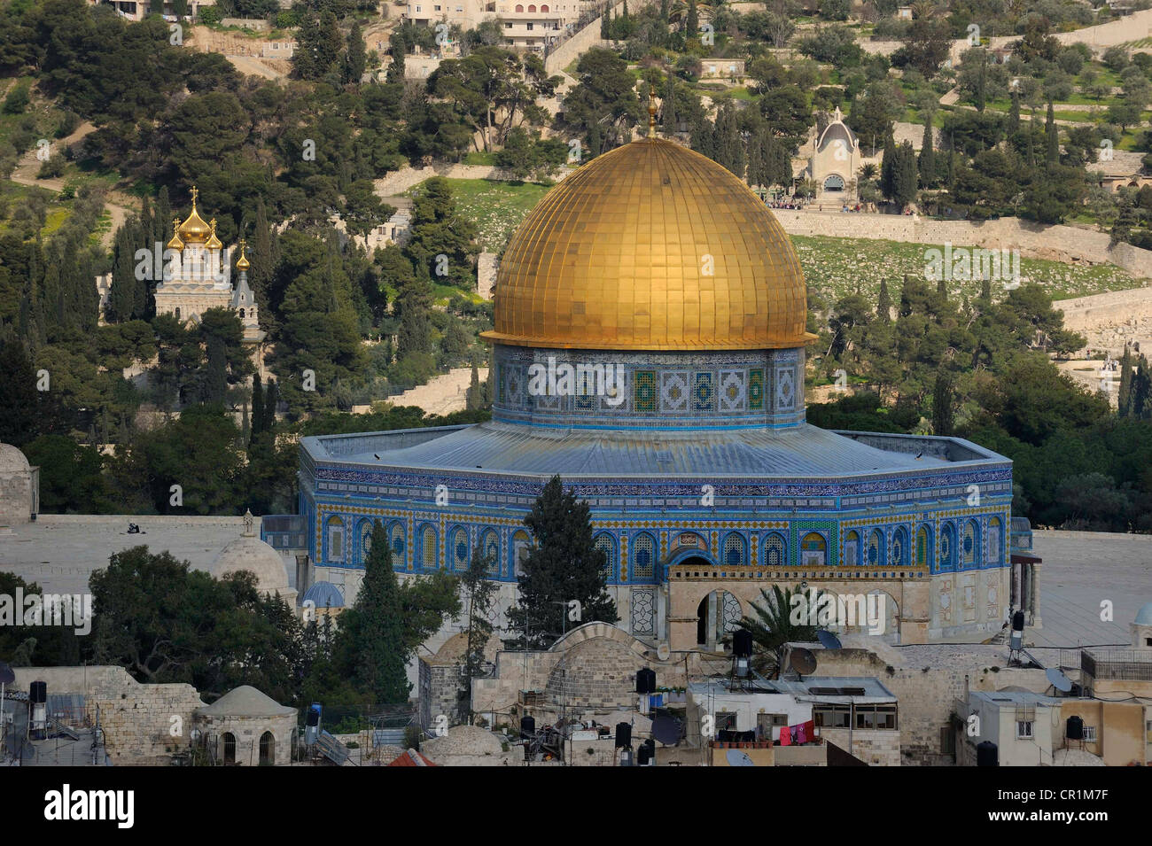 Dome of the Rock on the Temple Mount, Arab Quarter, Old City of ...