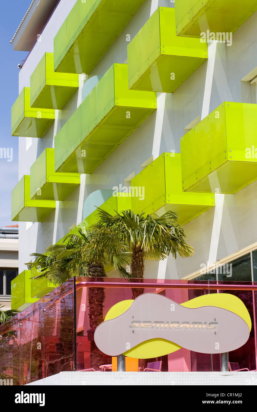 Greece, Attica, Athens, Kifissia, Semiramis Hotel by designer Karim ...