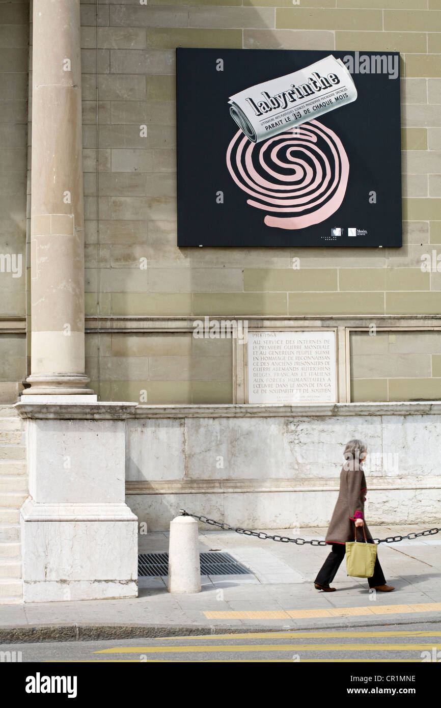 Switzerland Geneva Place Neuve Rath Museum by architect Samuel Vaucher ...