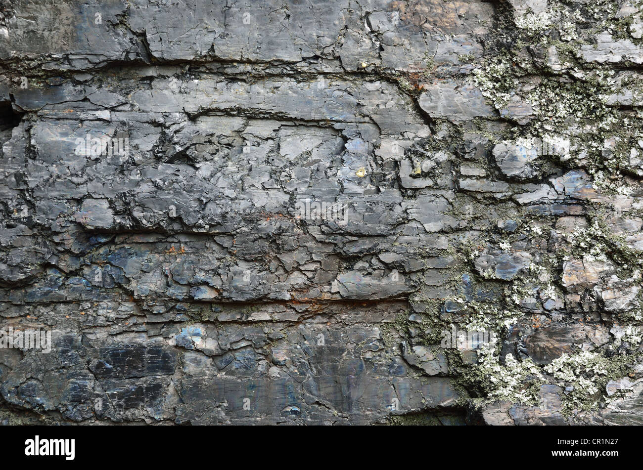 Close-up of black fossil coal surface Stock Photo - Alamy