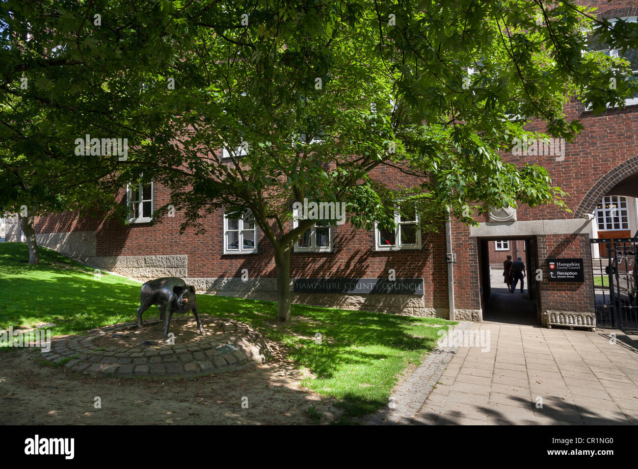 Entrance hampshire county council building hi-res stock photography and ...