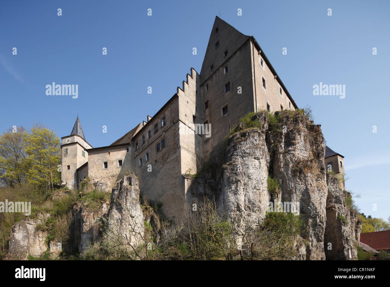 Burg Wiesentfels castle, Wiesenttal district, Hollfeld, Franconian ...