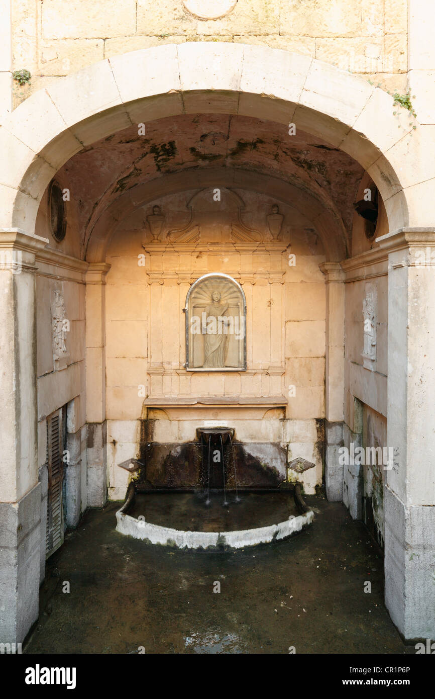 Fountain Font de Margarita, Felanitx, Majorca, Balearic Islands, Spain ...