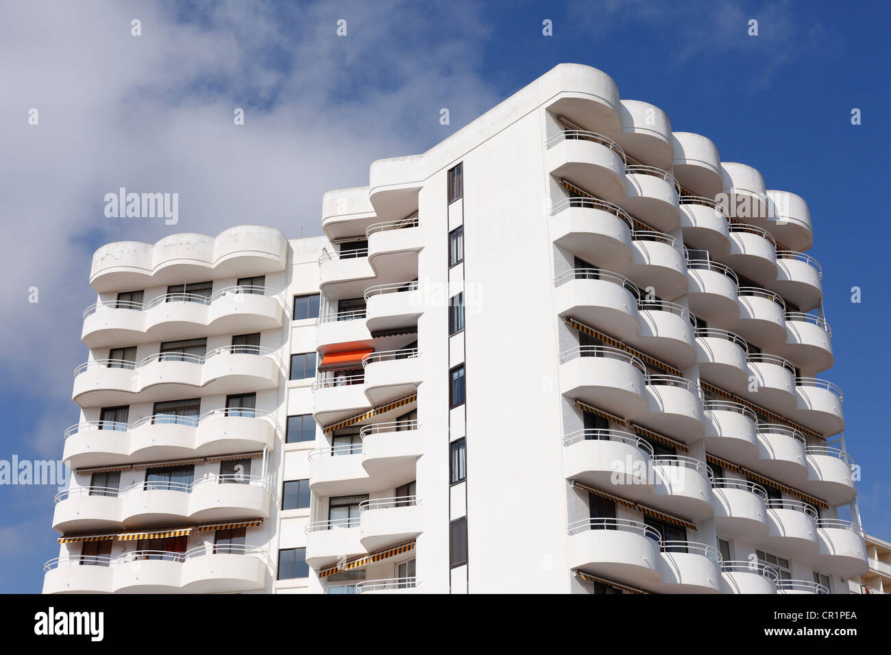 High-rise building in Cala Millor, Majorca, Balearic Islands, Spain ...