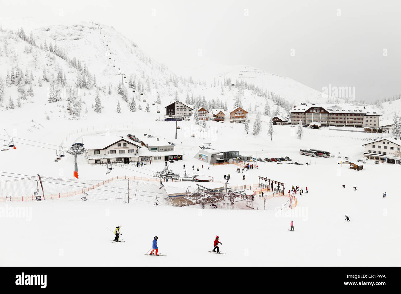 Hochkar ski resort near Goestling an der Ybbs, Mostviertel, Must ...