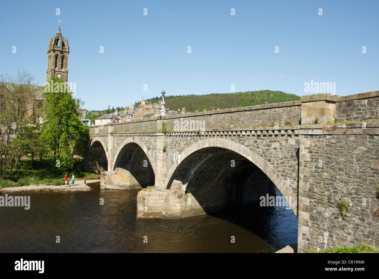 River tweed peebles hi-res stock photography and images - Alamy