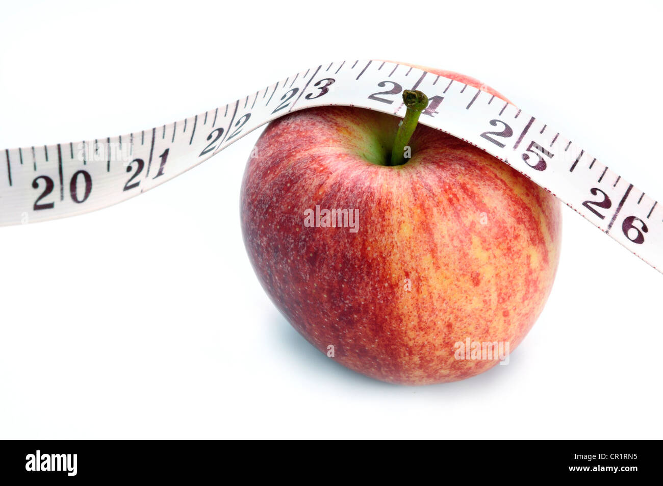 Apple is inside a tape hi-res stock photography and images - Alamy